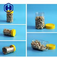 China Wholesale 475ml Round PET Jar with Lid Food Grade Plastic Container for Kitchen Storage for sale