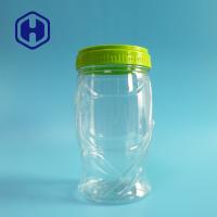 China Airtight 30oz 900ml Sealable Plastic Packing Jar With Liner Lids for sale