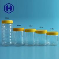 China 340ml PET Peanut Butter Jar with Food-Grade Plastic Packaging and Dual-Sealing Options - 80mm Diameter for sale