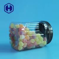 China 720ml 24oz Home Storage Square Plastic Jar Bpa Free Transparent for sale
