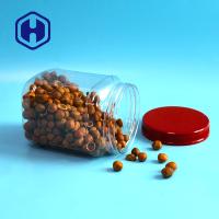 China 1480ml 50oz Square PET Plastic Jar for Coffee Powder Food Packaging with Screw Lid for sale