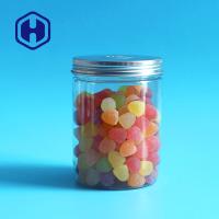 China Food Grade 500ml PET Plastic Jar 82mm Diameter 113mm Height with Aluminum Cap for Dried Seafood Fish Packaging for sale