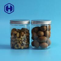 China Food Grade 500ml PET Plastic Jar 82mm Diameter 113mm Height with Aluminum Cap for Dried Seafood Fish Packaging for sale