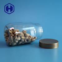 China Custom Label 21oz PET Plastic Packaging Jar for Nuts Crackers Storage for sale