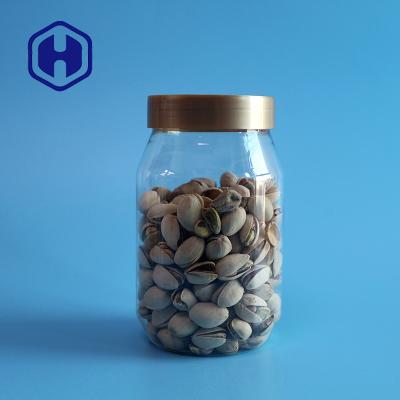 China Custom Label 21oz PET Plastic Packaging Jar for Nuts Crackers Storage for sale