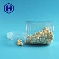 China Airtight PET Plastic Screw Top Sweet Jar 82mm Diameter 385ml Food Grade for sale