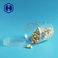 China Airtight PET Plastic Screw Top Sweet Jar 82mm Diameter 385ml Food Grade for sale