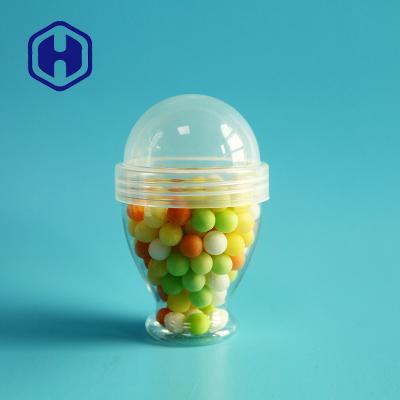 China 140ml BPA Free PET Airtight Plastic Jar Egg Shape for Baby Food Packaging for sale