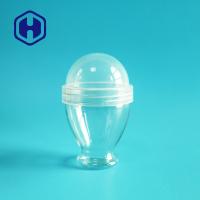 China 140ml BPA Free PET Airtight Plastic Jar Egg Shape for Baby Food Packaging for sale
