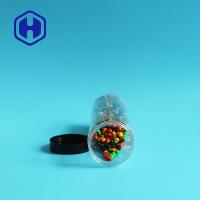 China 420ml Clear PET Tall Plastic Jar with Aluminium Foil Seal for Long Pasta Noodle Decoration Packaging for sale