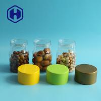 China 556ml 211# Transparent Empty PET Plastic Bottle Can With Screw Cover for sale