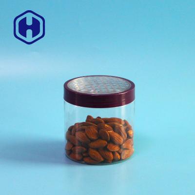 China 305# PET Plastic Can with Screw Cap 380ml Airtight Easy Open Packaging for Cashews Dates for sale