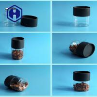 China Custom Plastic Packaging Jar 13oz Flat Oval Tin Can Dry Fruit  PET Storage Container for sale