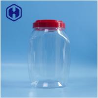 China 1850ml Large Wide Mouth Plastic Food Jar for Cookies Peanuts Airtight Storage for sale