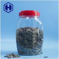 China 1850ml Large Wide Mouth Plastic Food Jar for Cookies Peanuts Airtight Storage for sale
