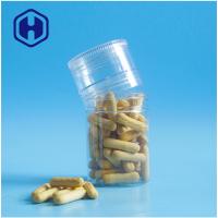 China 240ml PET Plastic Jar H92mm 2 Layers Screw Lid Paste Jam Bars Biscuit Empty for sale