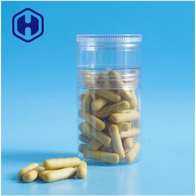 China 240ml PET Plastic Jar H92mm 2 Layers Screw Lid Paste Jam Bars Biscuit Empty for sale