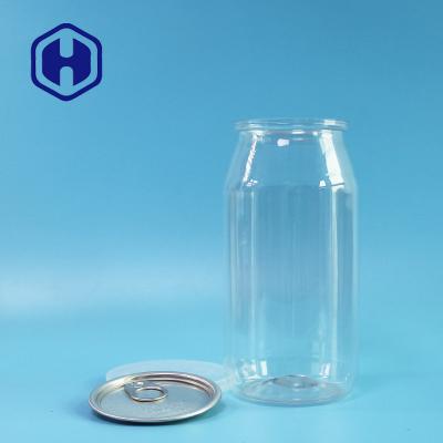 China 211# 720ml Airtight PET Plastic Can Spice Packaging With Easy Open End PE Cap for sale
