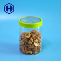 China 305# 500ml Transparent PET Food Plastic Can with Screw Lid Easy Open End for sale