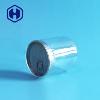 China Empty Plastic PET Food Can 360ml Easy Open Round Screw Lid Airtight Dry Fruits Vegetables for sale