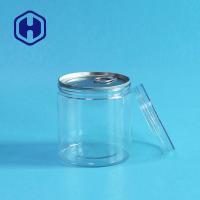 China Empty Plastic PET Food Can 360ml Easy Open Round Screw Lid Airtight Dry Fruits Vegetables for sale