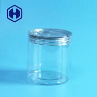 China Empty Plastic PET Food Can 360ml Easy Open Round Screw Lid Airtight Dry Fruits Vegetables for sale