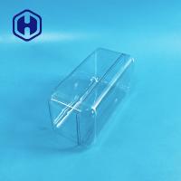 China Disposable Square PET Plastic Food Box 470ml Transparent Cake Pastries Packing for sale