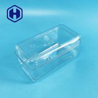 China Disposable Square PET Plastic Food Box 470ml Transparent Cake Pastries Packing for sale