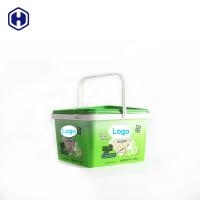 China Durable IML Plastic Containers Molded Polymer Food Storage Vessels for sale