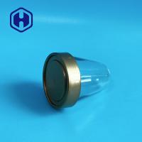 China 350ml Wide Mouth PET Jar Preform 72mm Neck 40g Weight Custom Screw Cover for Plastic Packaging Manufacturing for sale