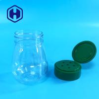 China 100ml PET Plastic Spice Jar with 6-Hole Flip Top Lid - 38mm Diameter Food Grade Container for sale