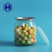 China Clear PET Aluminum Top Cans Food Grade Cylindrical Packaging 62.5mm Easy Peel Lid for sale