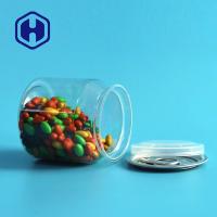 China Clear PET Aluminum Top Cans Food Grade Cylindrical Packaging 62.5mm Easy Peel Lid for sale