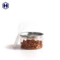 China Airtight Leak Proof Transparent PET Easy Open Can 200ml for Sauce Spice Dry Food for sale