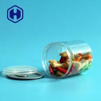 China Airtight Transparent PET Easy Open Cans Plastic With Easy Open End for sale