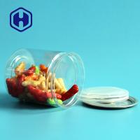 China Airtight Transparent PET Easy Open Cans Plastic With Easy Open End for sale