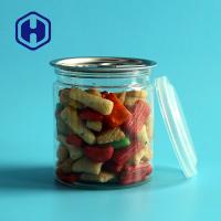 China Airtight Transparent PET Easy Open Cans Plastic With Easy Open End for sale