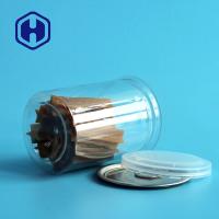 China Transparent PET Sauce Can with Easy Open Aluminum Lid for sale