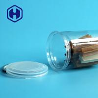 China Transparent PET Sauce Can with Easy Open Aluminum Lid for sale