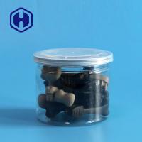 China Transparent PET Plastic Can with Easy Open End 62.5mm to 126.5mm for Dry Food Sauce Spices for sale