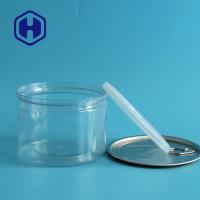 China 500ml Recyclable PET Plastic Food Can with Easy Open End Airtight Seal for sale