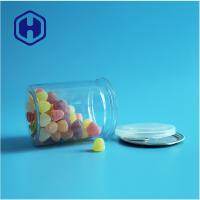 China Transparent PET Easy Open Can 335ml Airtight Leak Proof Food Grade Plastic Can for sale