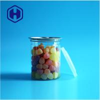 China Transparent PET Easy Open Can 335ml Airtight Leak Proof Food Grade Plastic Can for sale