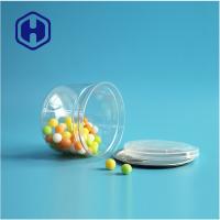 China Clear PET Can 250ml 8oz Food Grade Transparent Plastic Can with Easy Open End for Snack Packaging for sale