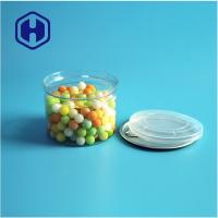 China Clear PET Can 250ml 8oz Food Grade Transparent Plastic Can with Easy Open End for Snack Packaging for sale