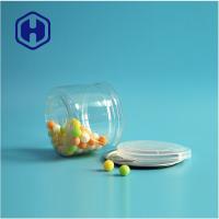 China Clear PET Can 250ml 8oz Food Grade Transparent Plastic Can with Easy Open End for Snack Packaging for sale