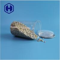 China Transparent PET Food Can 680ml 83.3mm Diameter with Easy Open End for Seafood Nuts for sale