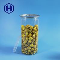 China 1380ml Clear PET Can with Wide Mouth for Popcorn Beans Pet Food Storage for sale