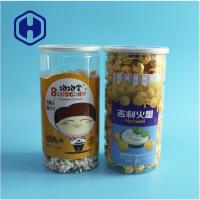China China Manufacturer 1400ml Cylindrical Recyclable PET Can Leak Proof Pop Corn for sale