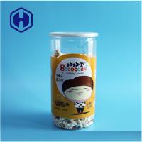 China China Manufacturer 1400ml Cylindrical Recyclable PET Can Leak Proof Pop Corn for sale